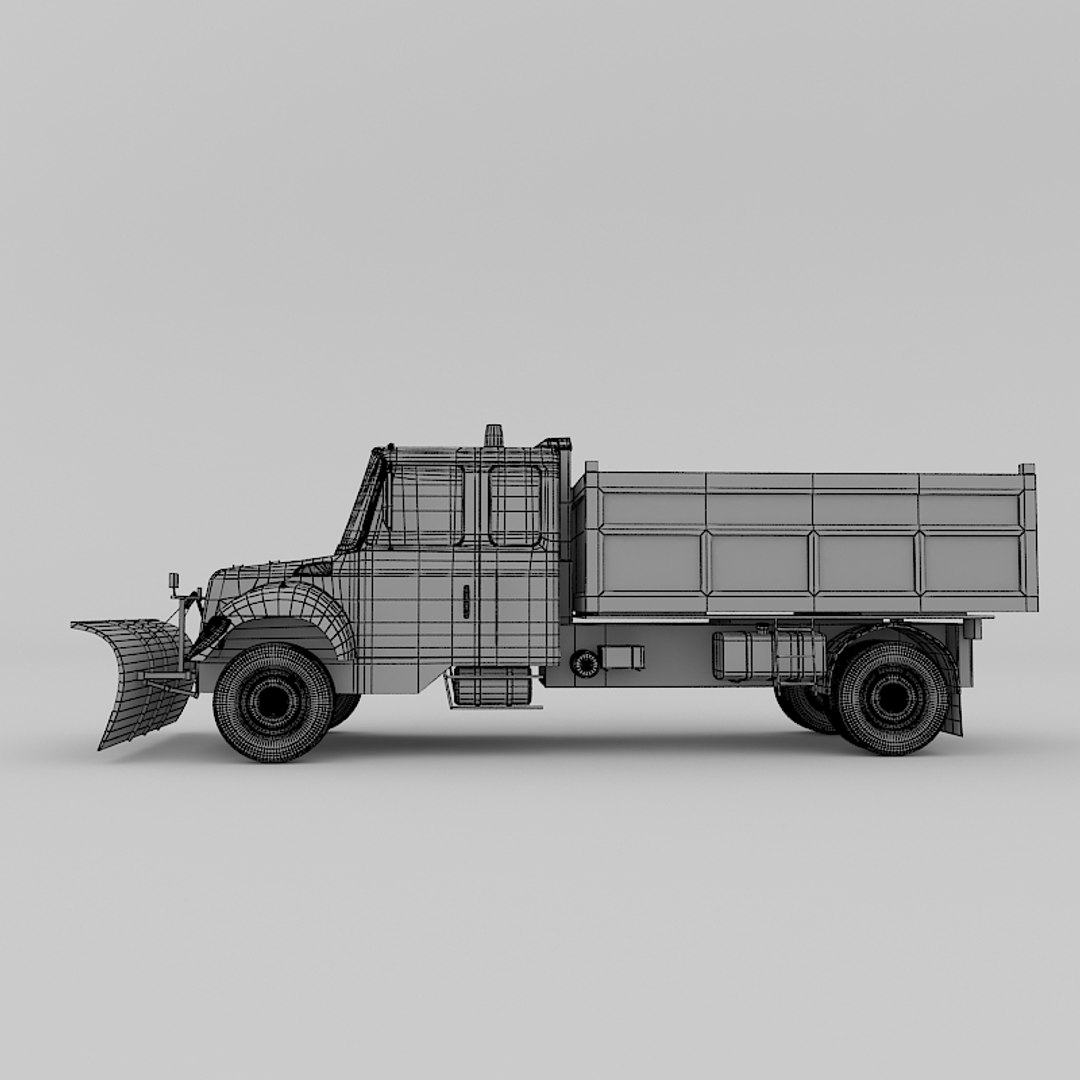 3d Model Of Snow Removal Machine