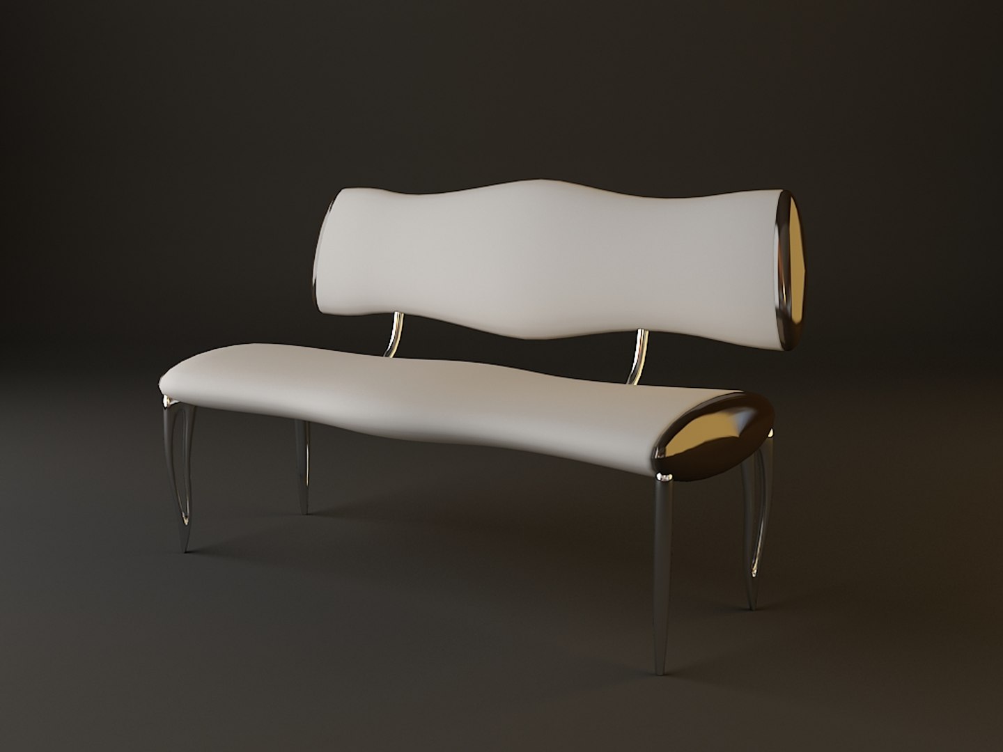 bench sofa 3d model