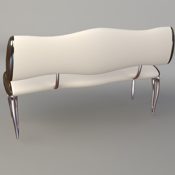 bench sofa 3d model