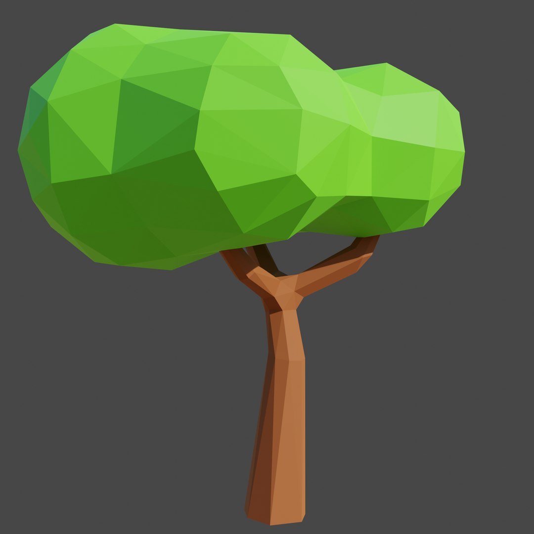 3D Model Low Poly Tree Pack - TurboSquid 2201224