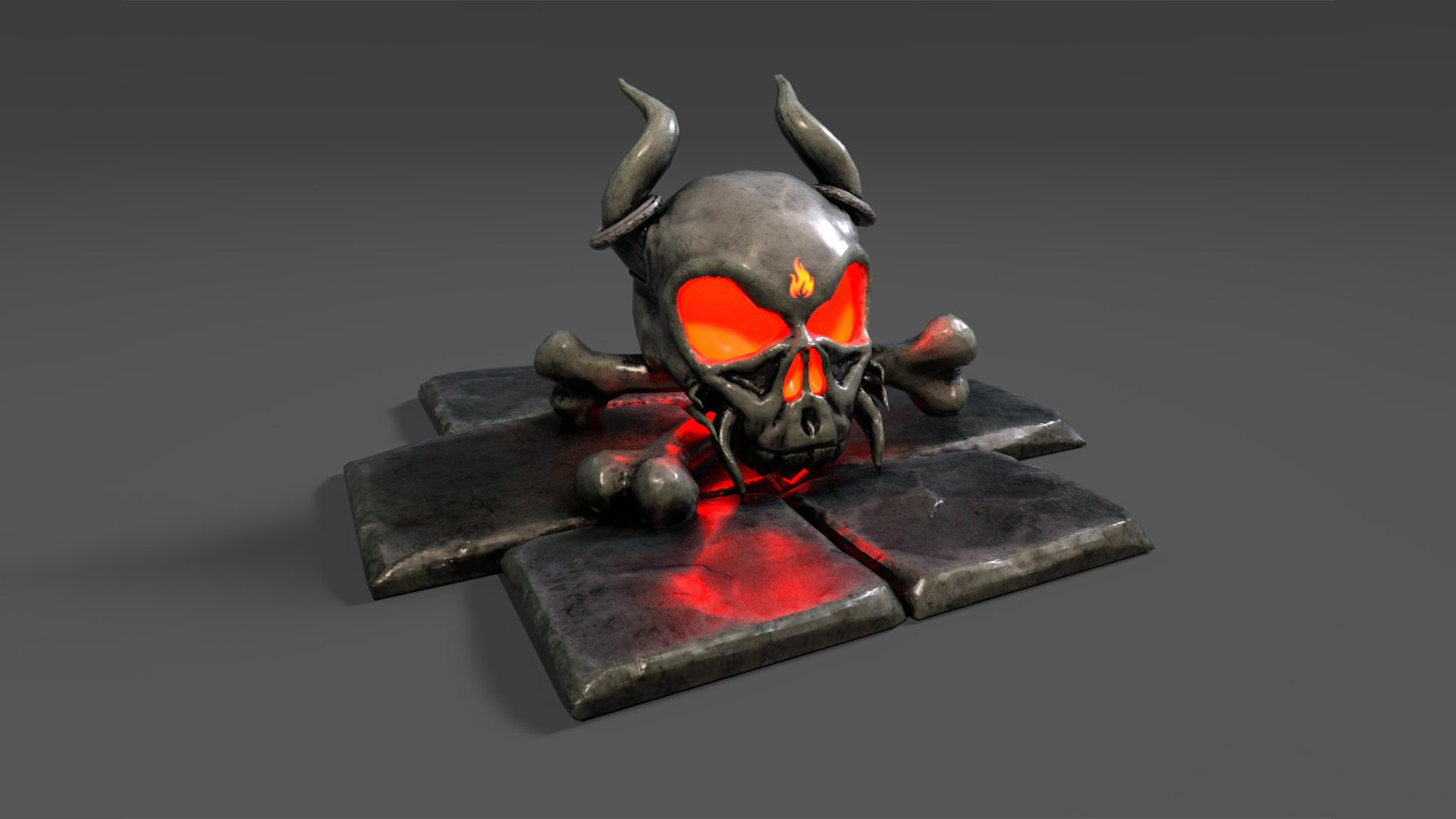 Stylized Skull 3D Model - TurboSquid 2057480