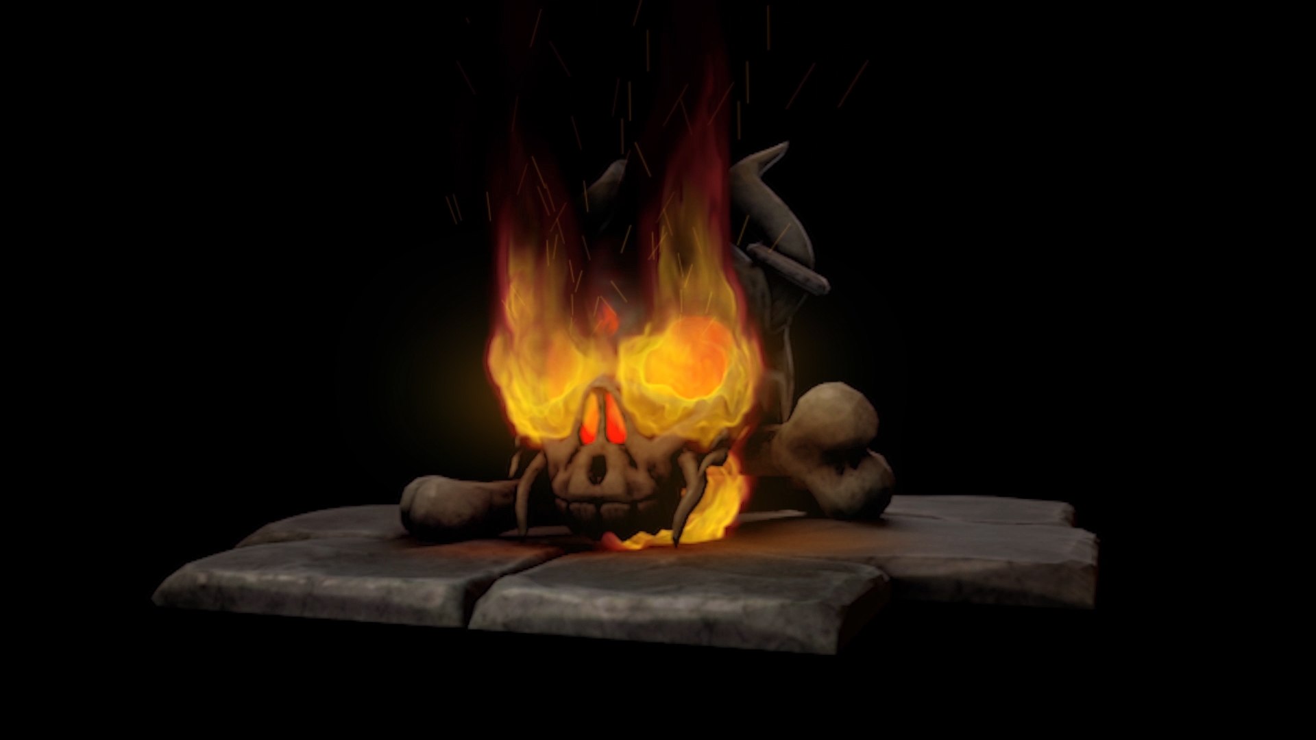 Stylized Skull 3D Model - TurboSquid 2057480