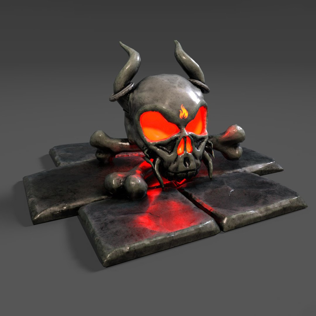 Stylized Skull 3D Model - TurboSquid 2057480