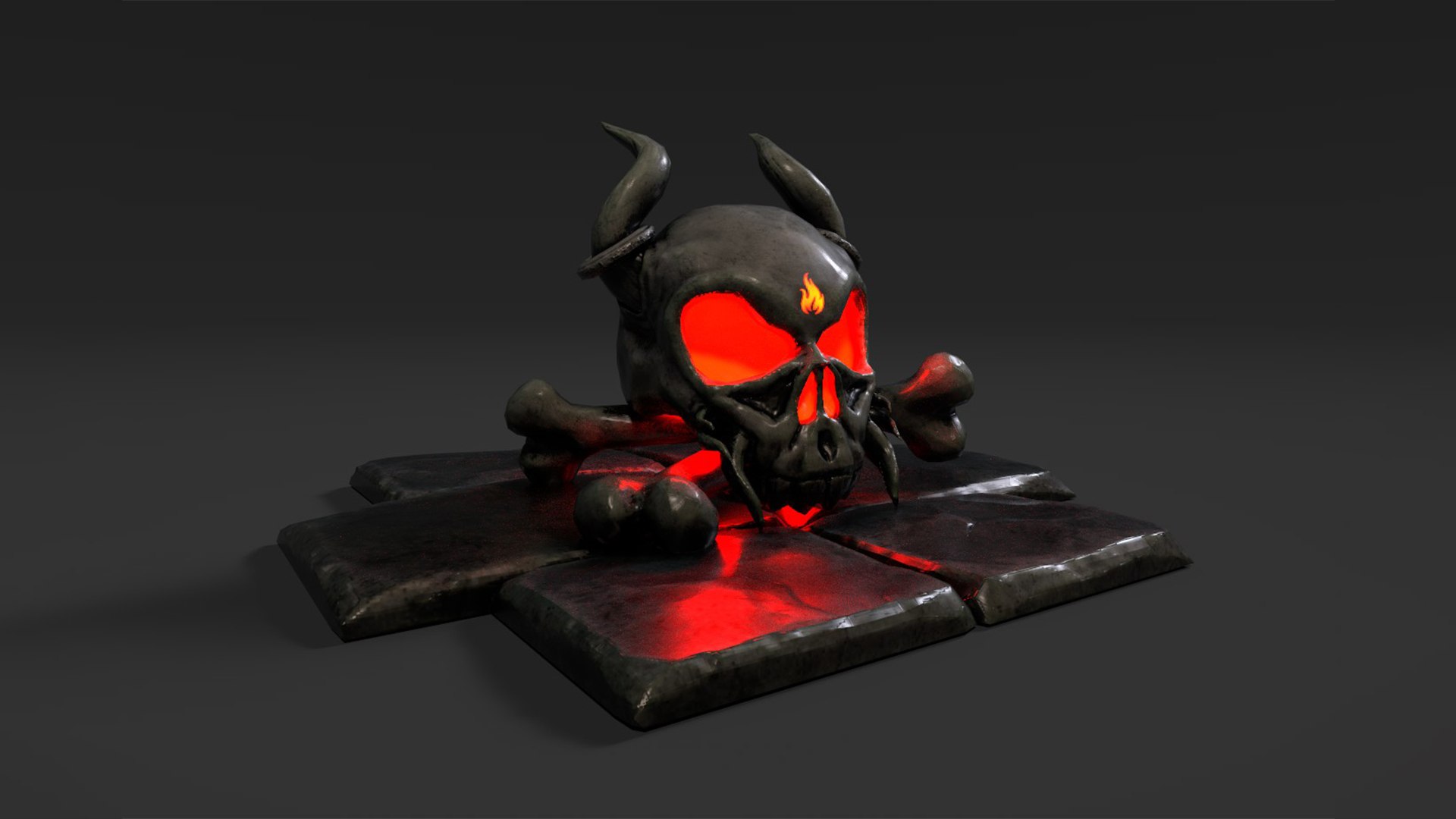 Stylized Skull 3D Model - TurboSquid 2057480