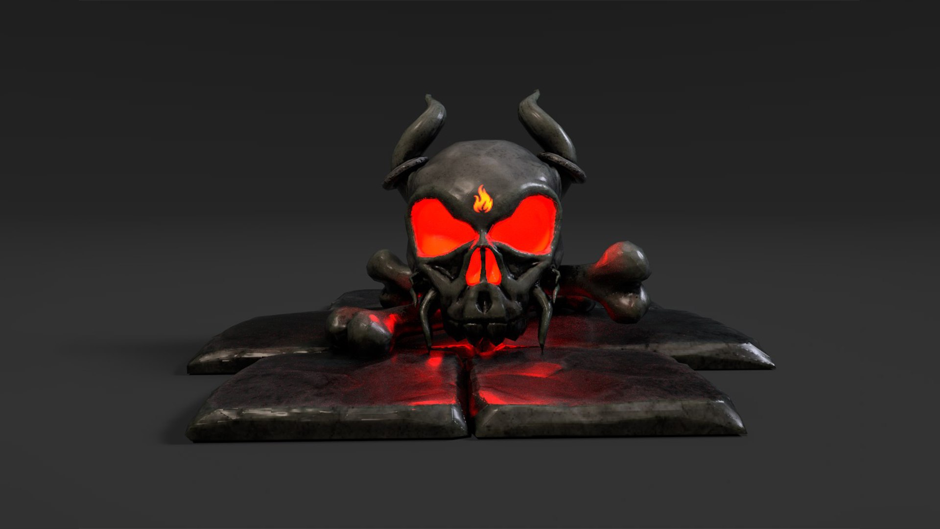 Stylized Skull 3D Model - TurboSquid 2057480