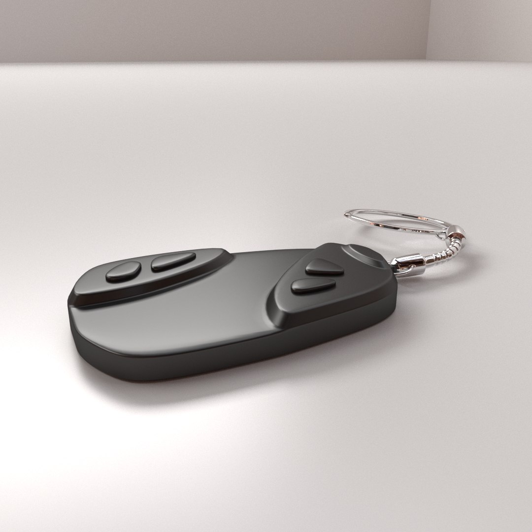 Key keyfob 3D model - TurboSquid 1355463