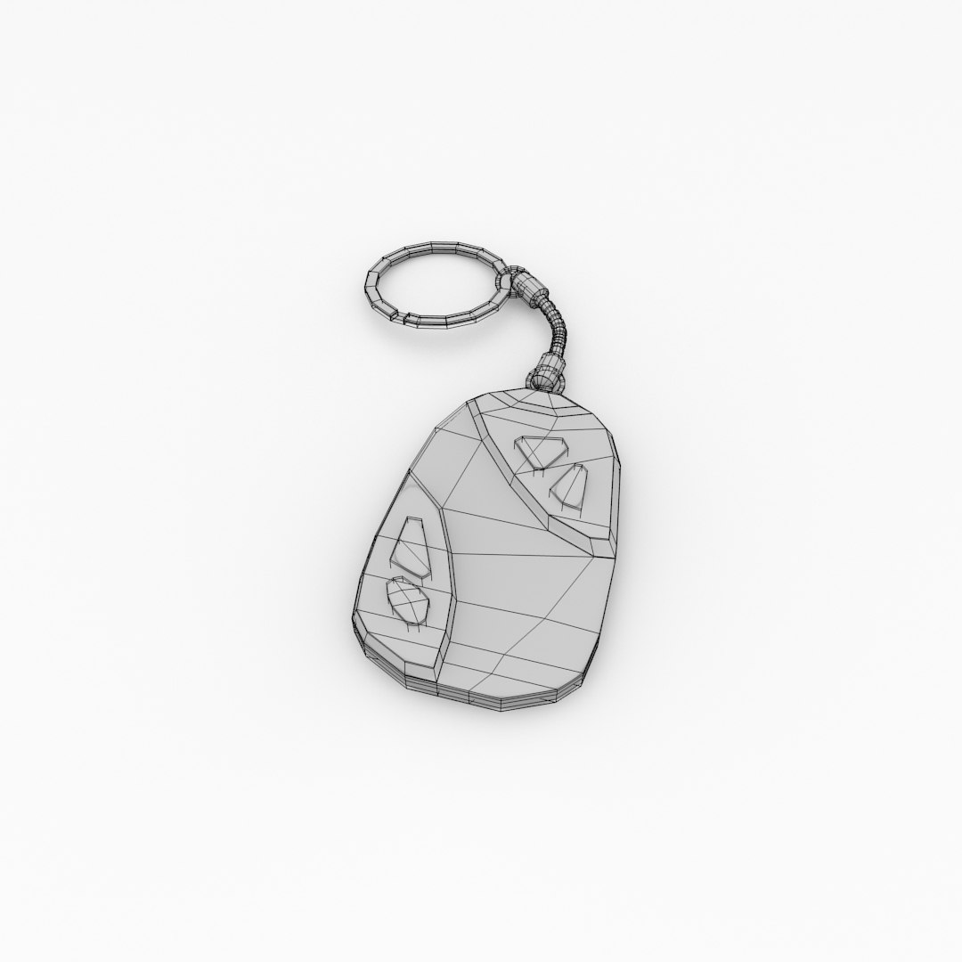 Key keyfob 3D model - TurboSquid 1355463
