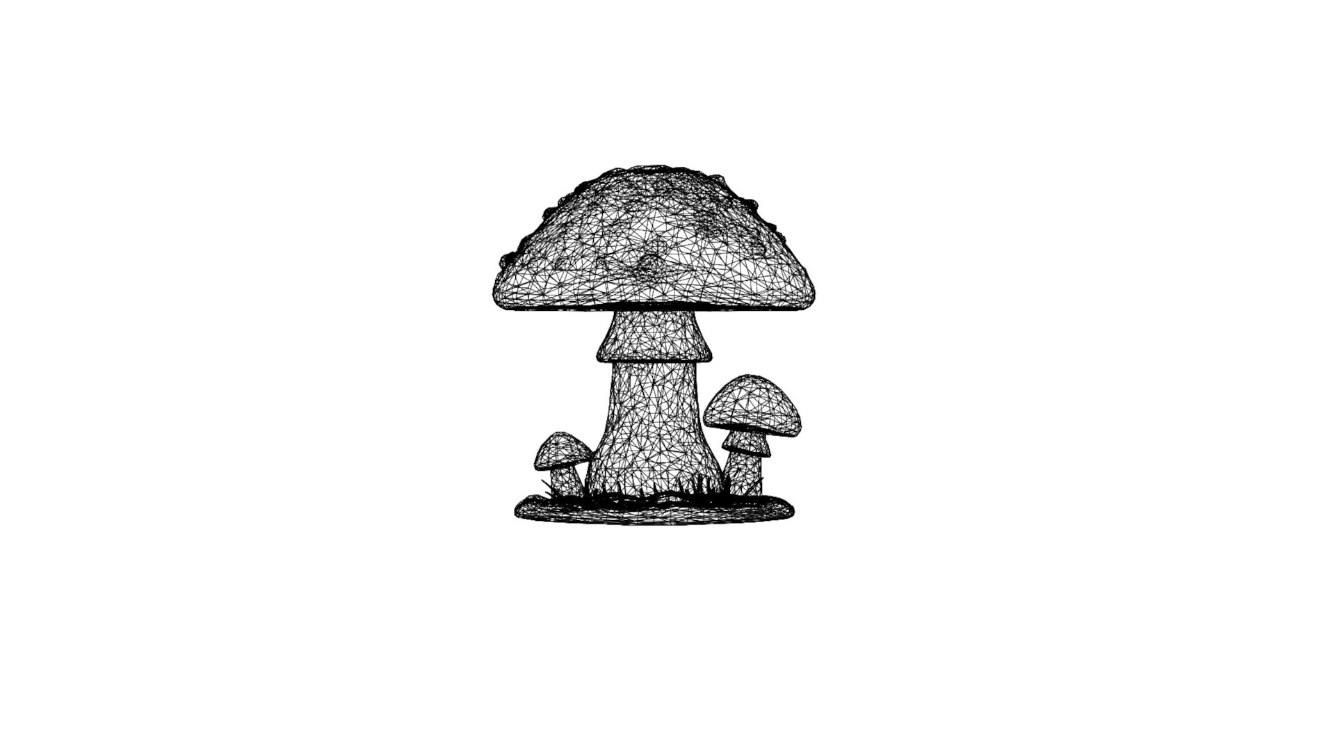 3D Printable Mushroom STL Files - Two Pack Digital Download For DIY ...