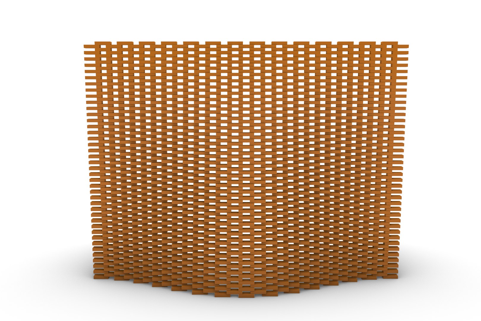Wavy Sine Parametric Brick Wall V2 Model - TurboSquid 1968129