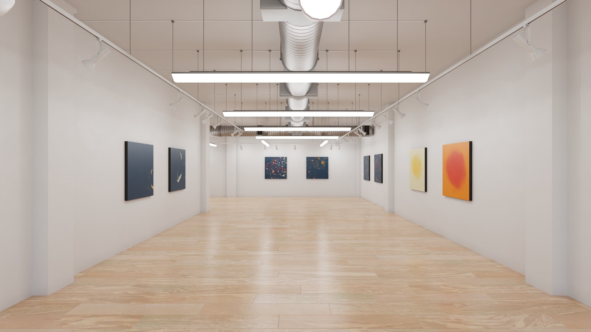 Art Museum Gallery Interior 16 3D model - TurboSquid 1823784