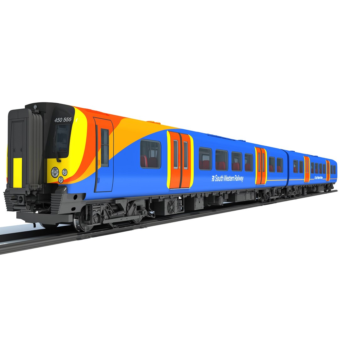 British Passenger Train 3D model - TurboSquid 1854303
