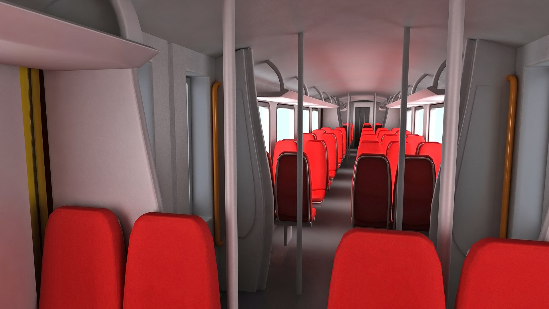 British Passenger Train 3D Model - TurboSquid 1854303