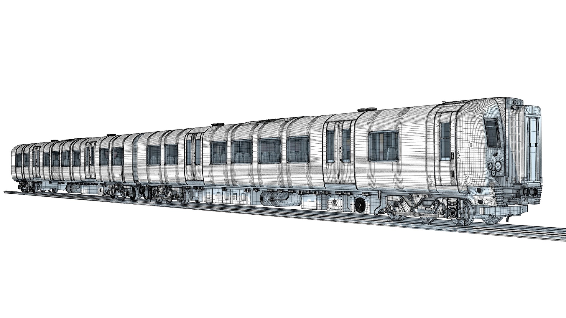 British Passenger Train 3D model - TurboSquid 1854303