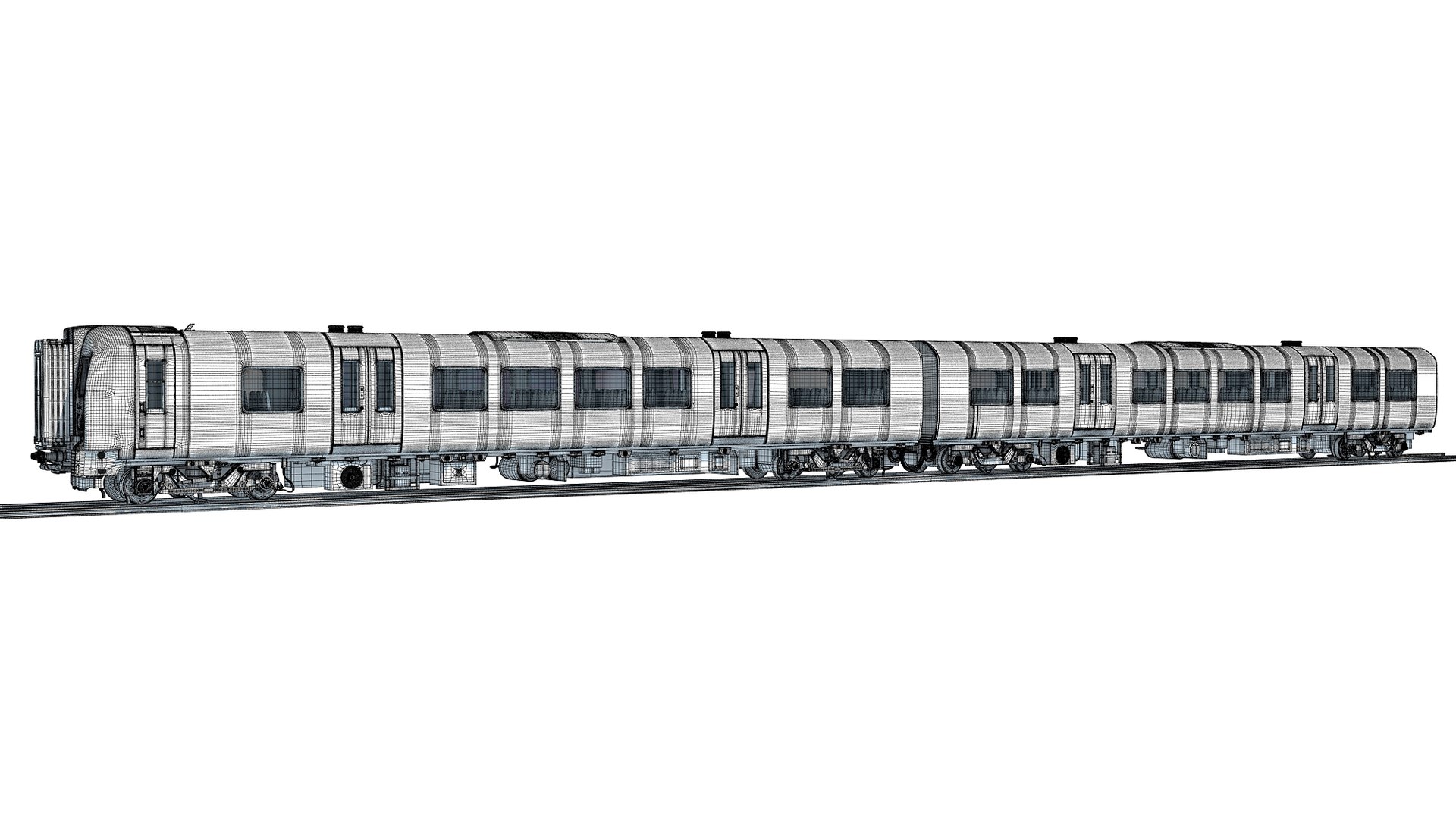 British Passenger Train 3D model - TurboSquid 1854303
