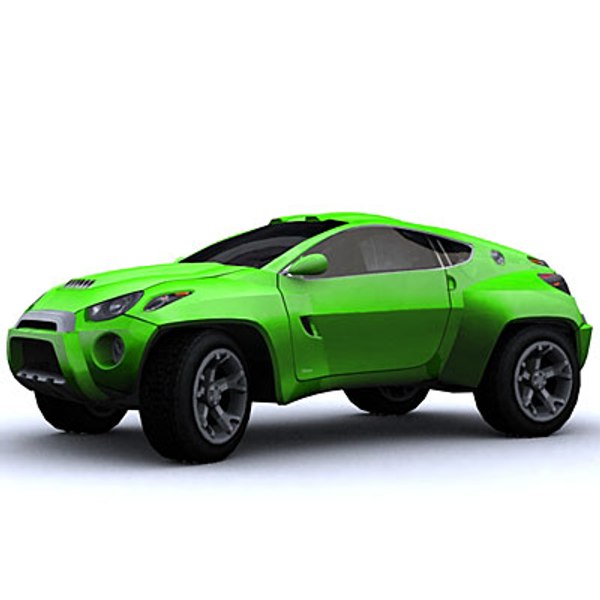 toyota rsc concept car 3d model