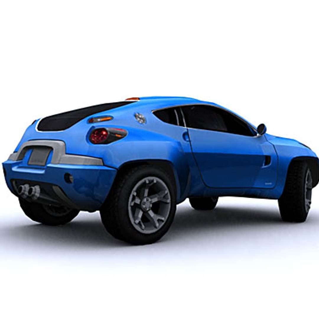 toyota rsc concept car 3d model