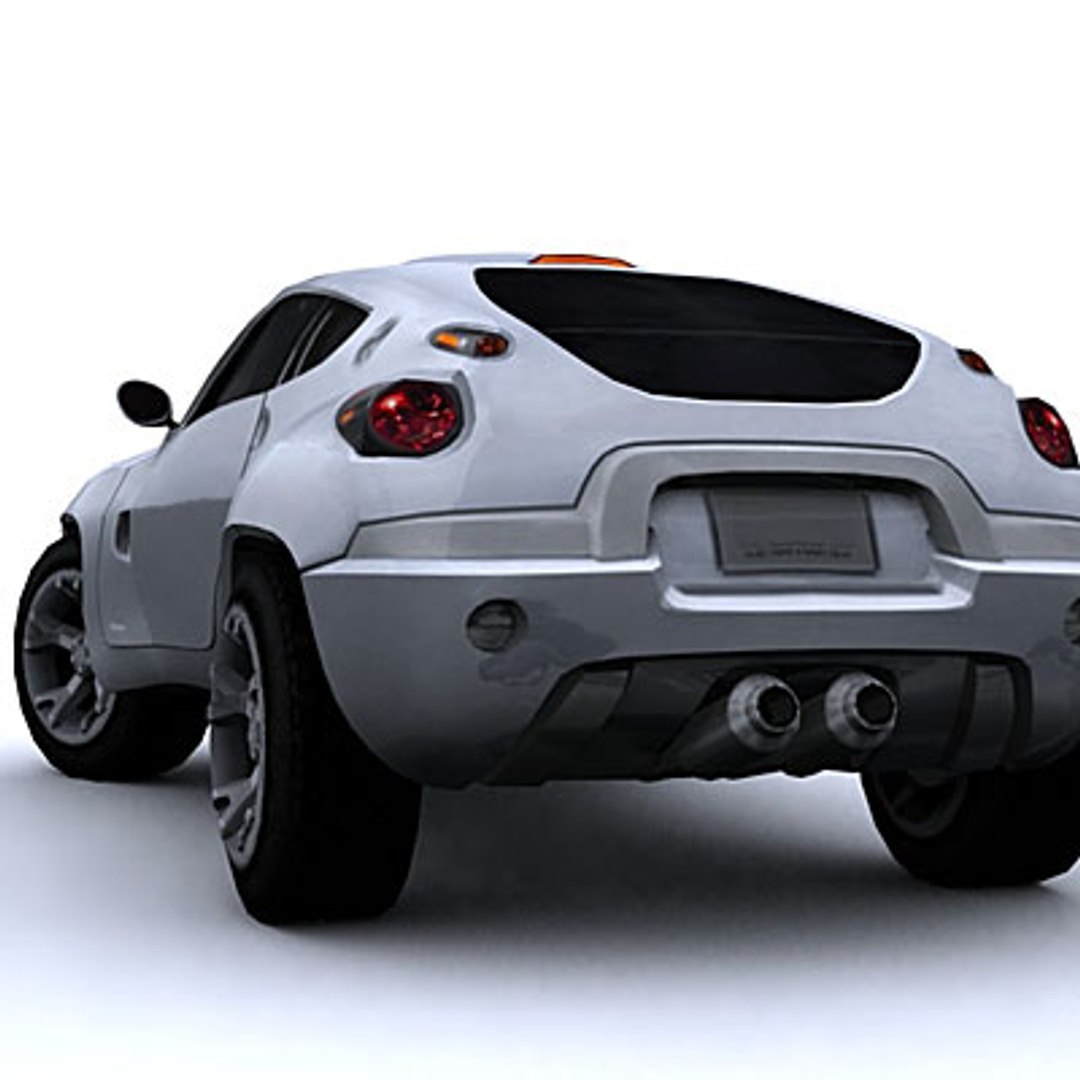 toyota rsc concept car 3d model