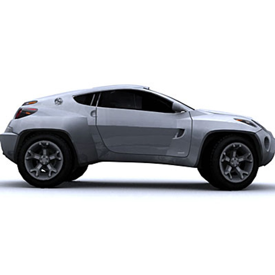 toyota rsc concept car 3d model
