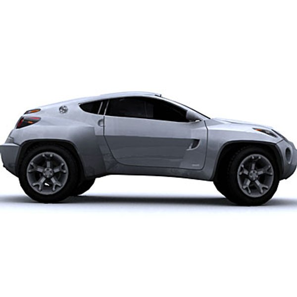 toyota rsc concept car 3d model