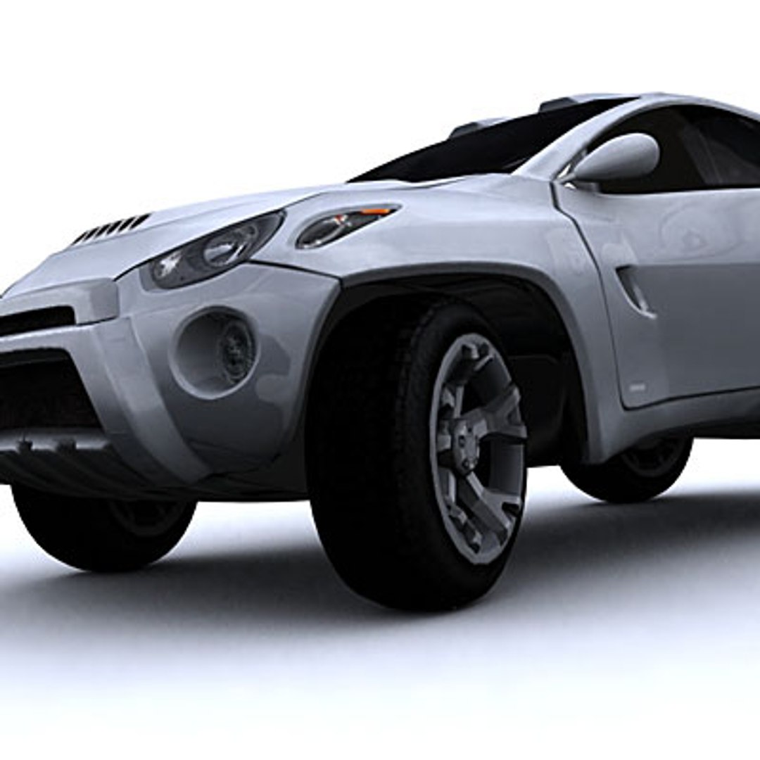 toyota rsc concept car 3d model