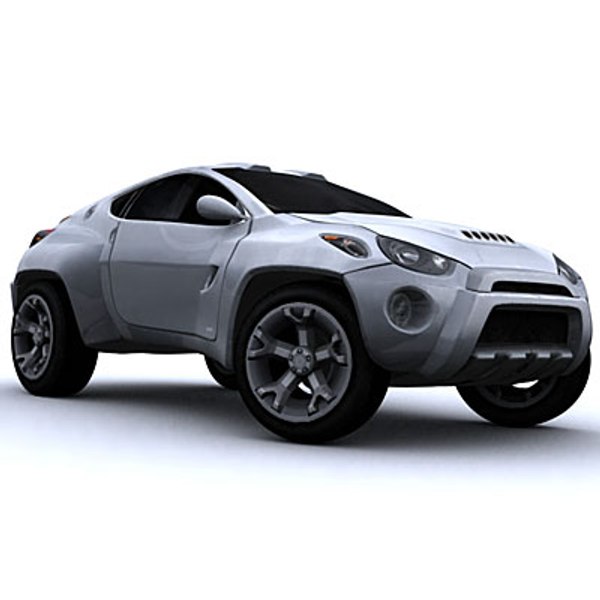 toyota rsc concept car 3d model