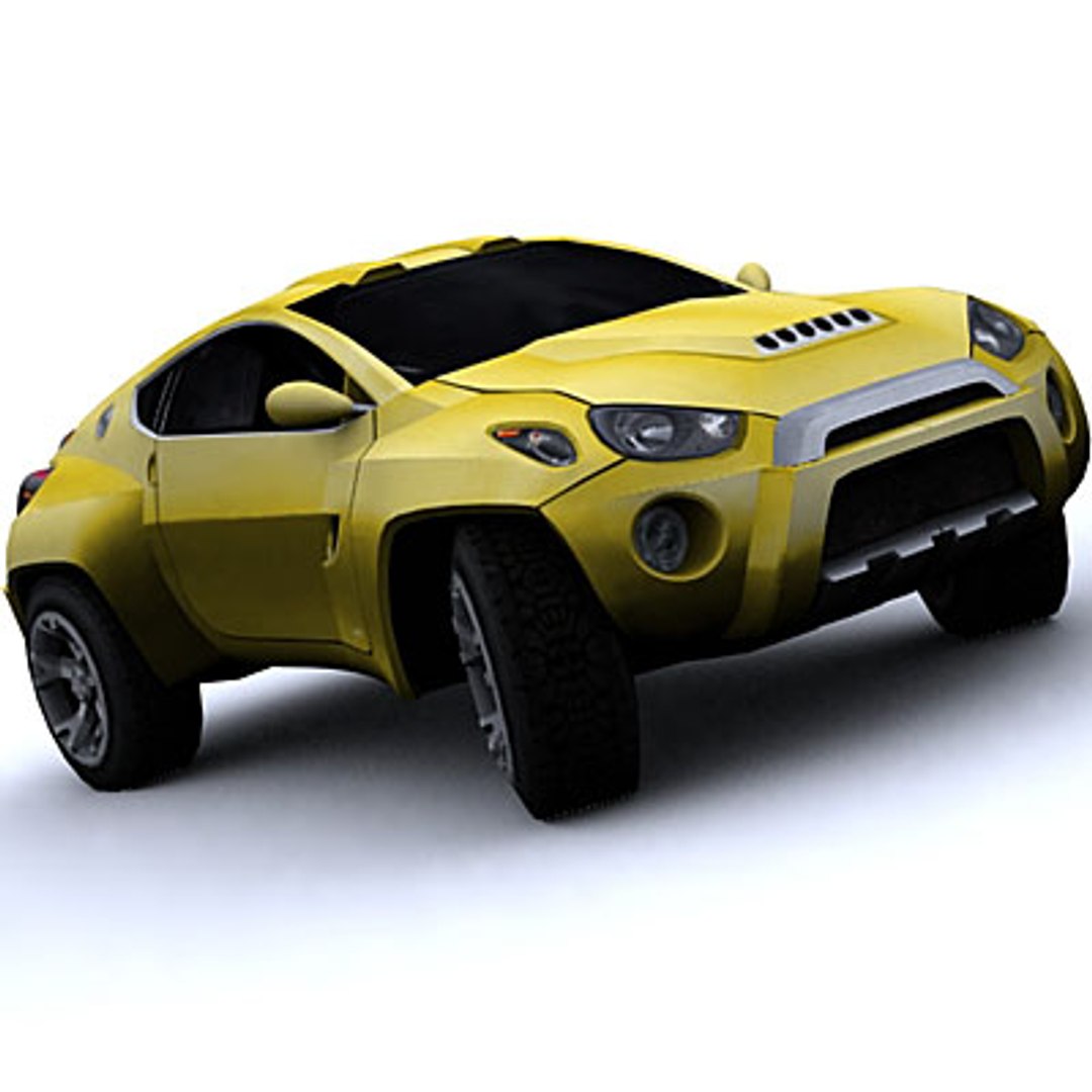 toyota rsc concept car 3d model