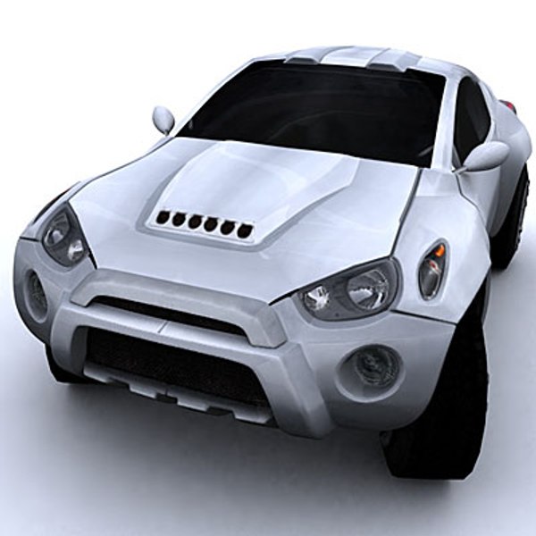 toyota rsc concept car 3d model