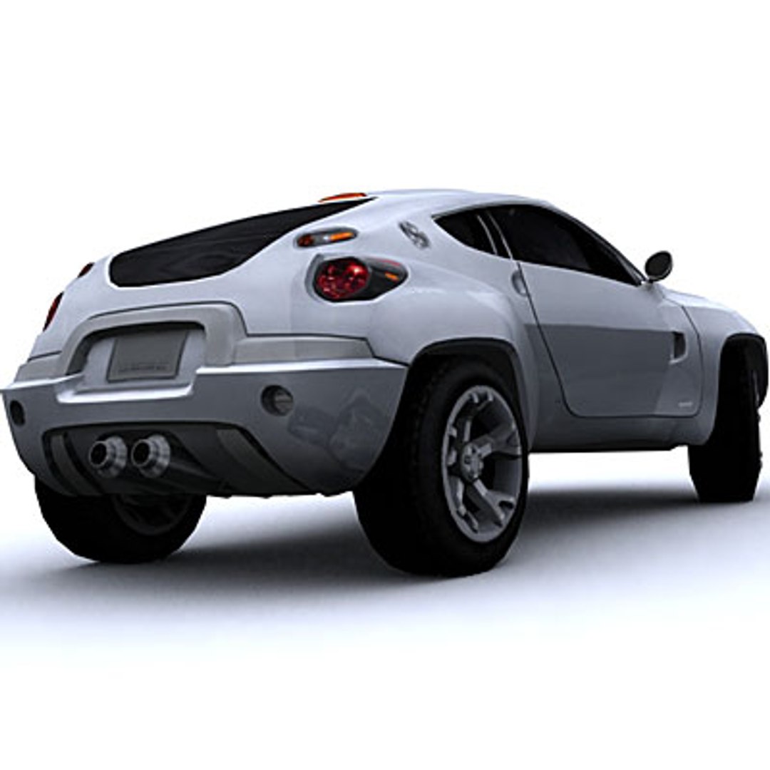 toyota rsc concept car 3d model