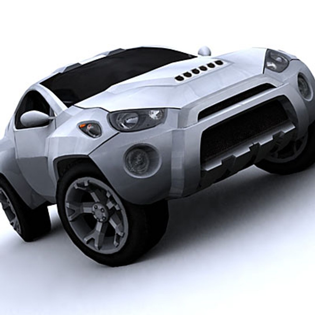 toyota rsc concept car 3d model