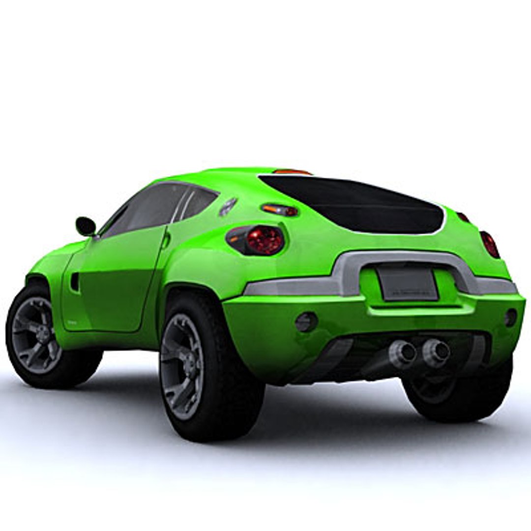 toyota rsc concept car 3d model