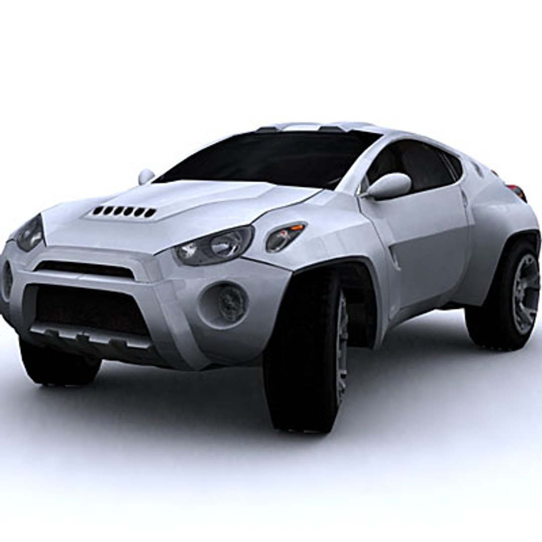 toyota rsc concept car 3d model