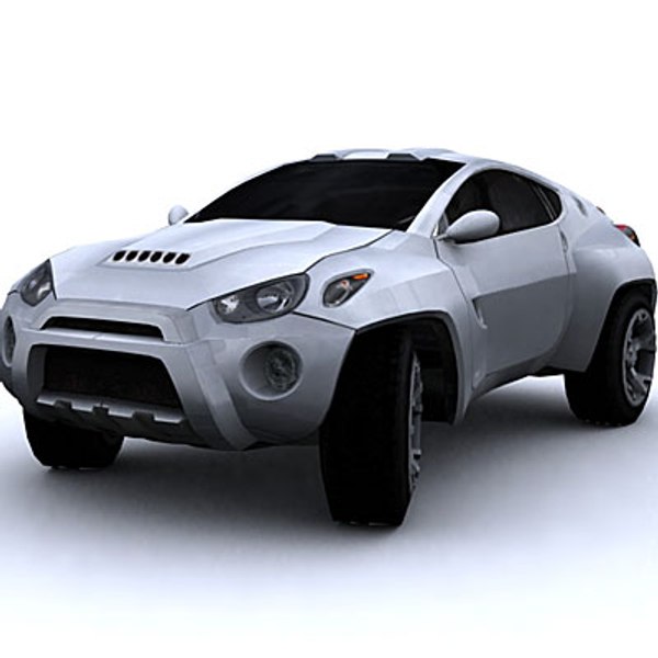 toyota rsc concept car 3d model