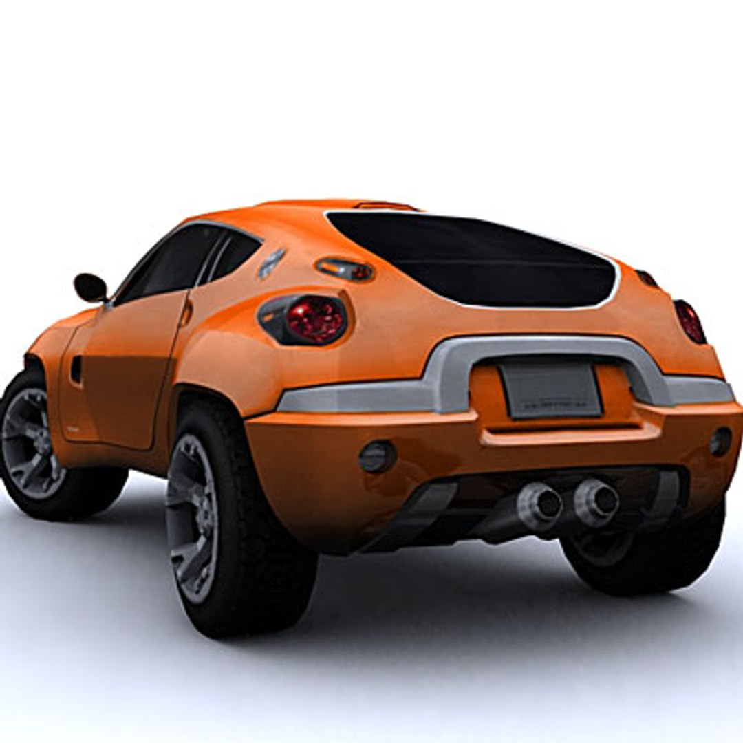 toyota rsc concept car 3d model