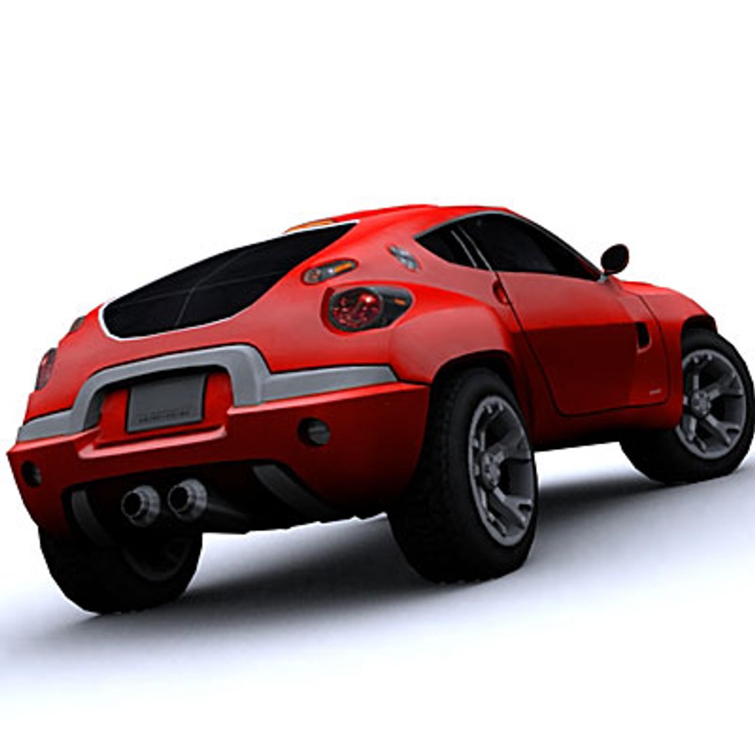 toyota rsc concept car 3d model