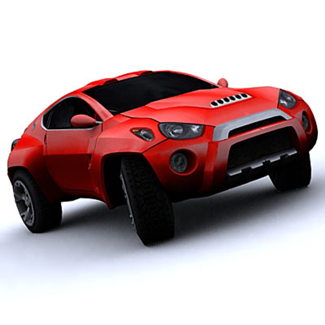 toyota rsc concept car 3d model