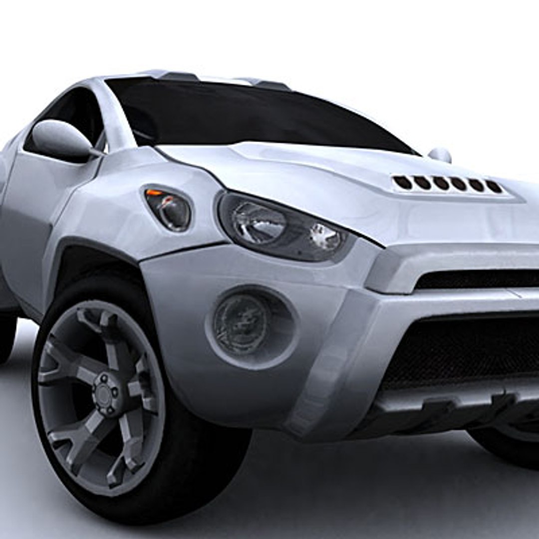 toyota rsc concept car 3d model