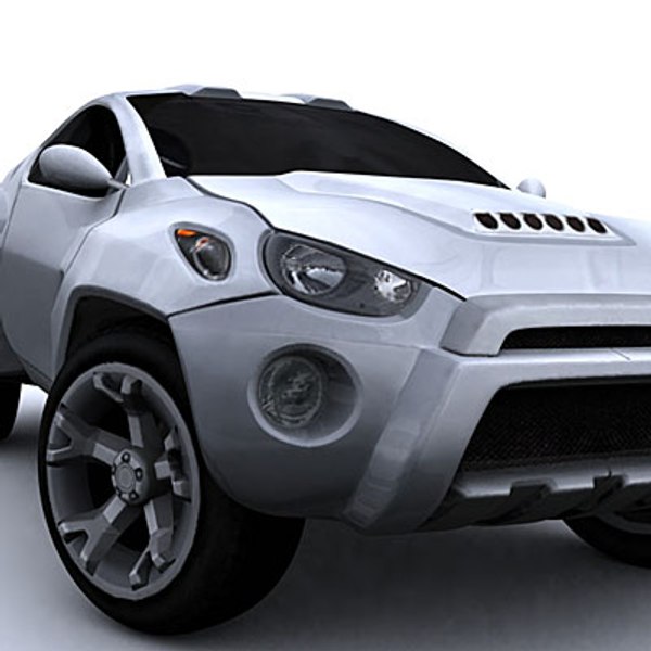 toyota rsc concept car 3d model