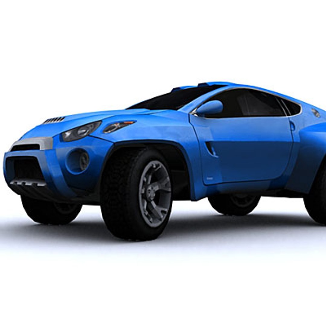 toyota rsc concept car 3d model