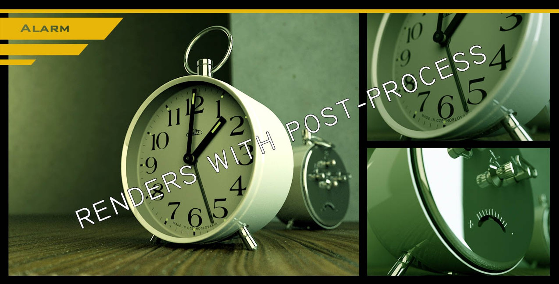 3dsmax Alarm Clock