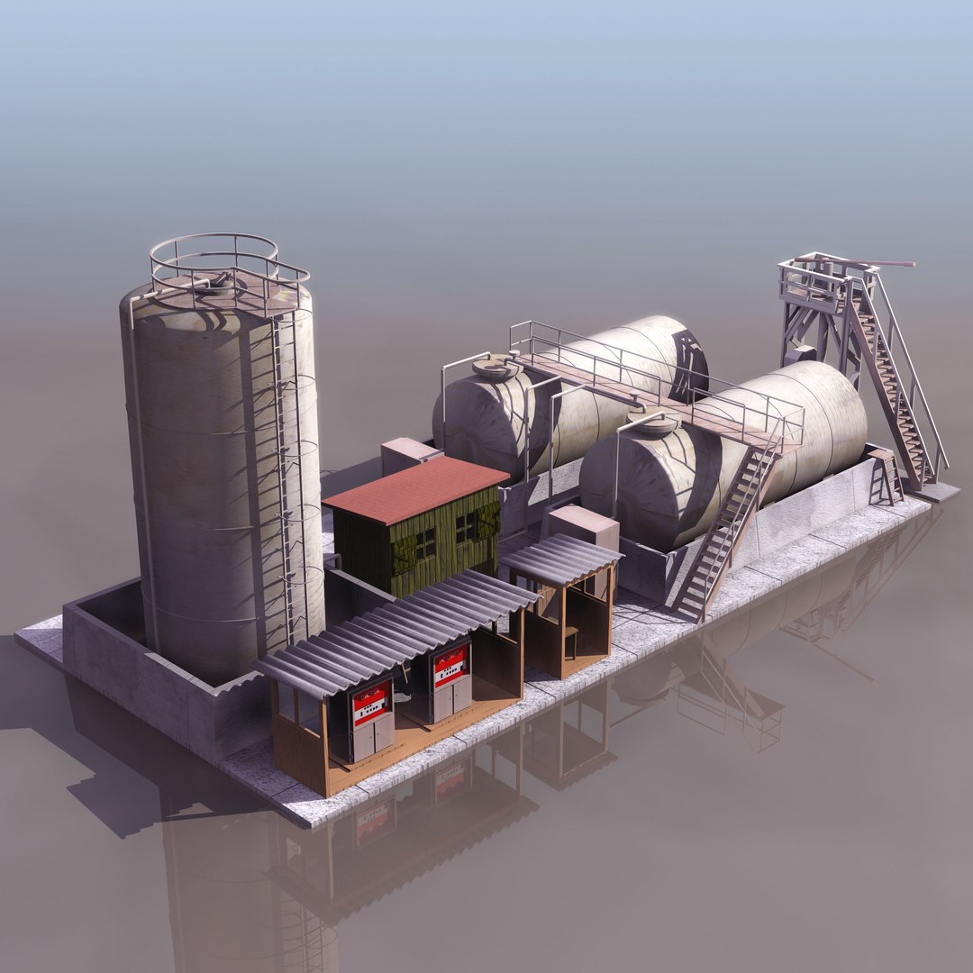 Diesel plant model - TurboSquid 1254648