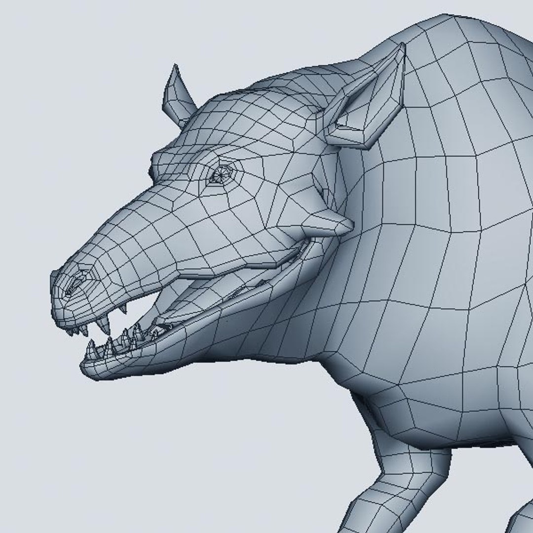 Entelodont Pigs 3d Model