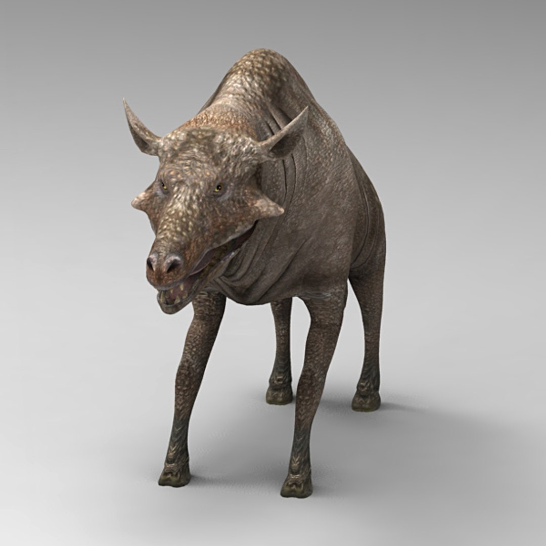 Entelodont Pigs 3d Model