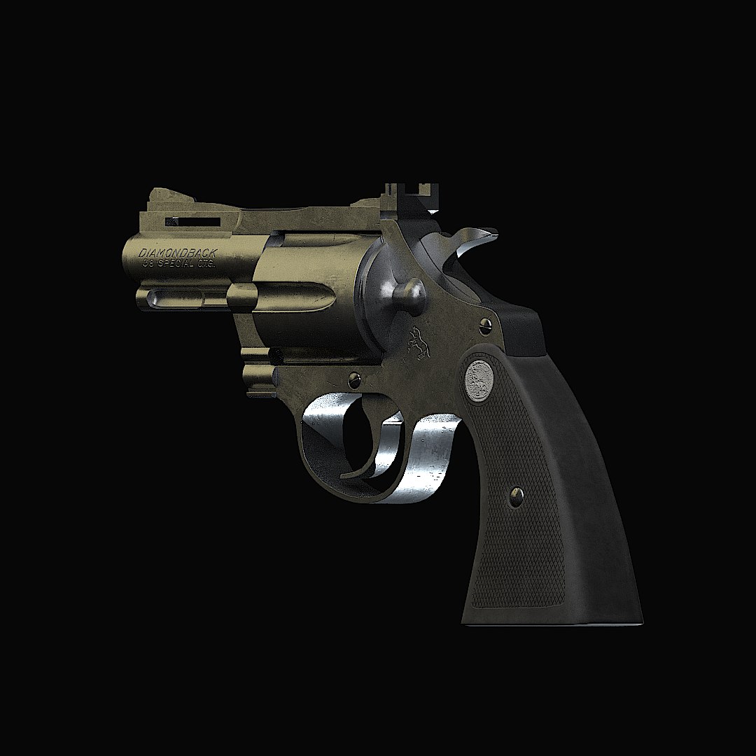 3D Old Coltdiamondback - TurboSquid 1459905