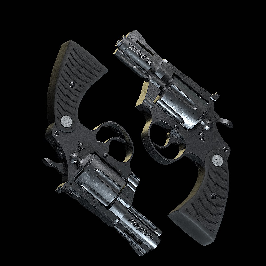 3D Old Coltdiamondback - TurboSquid 1459905