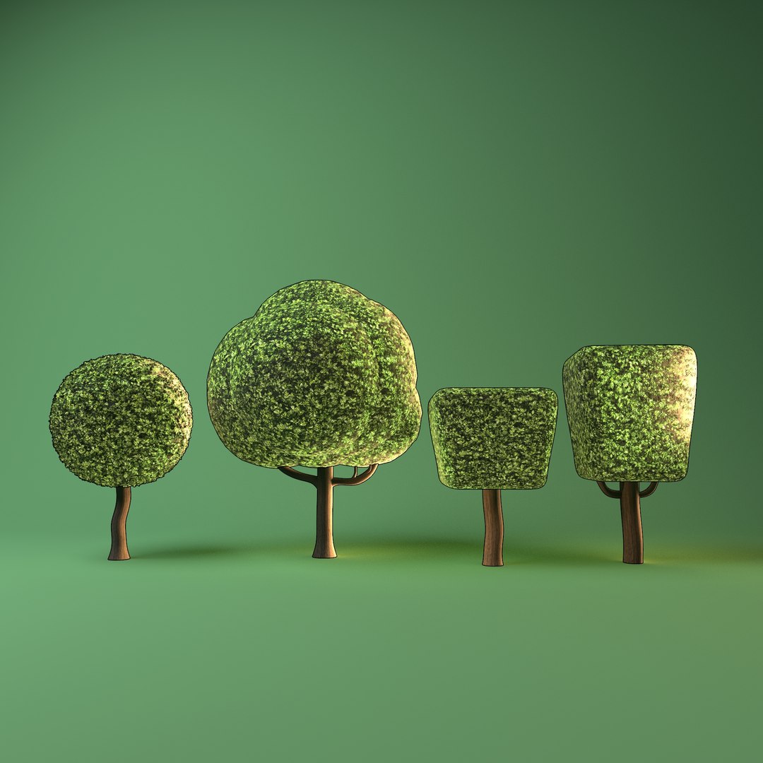 3D модель TOON TREE - TurboSquid 1928913