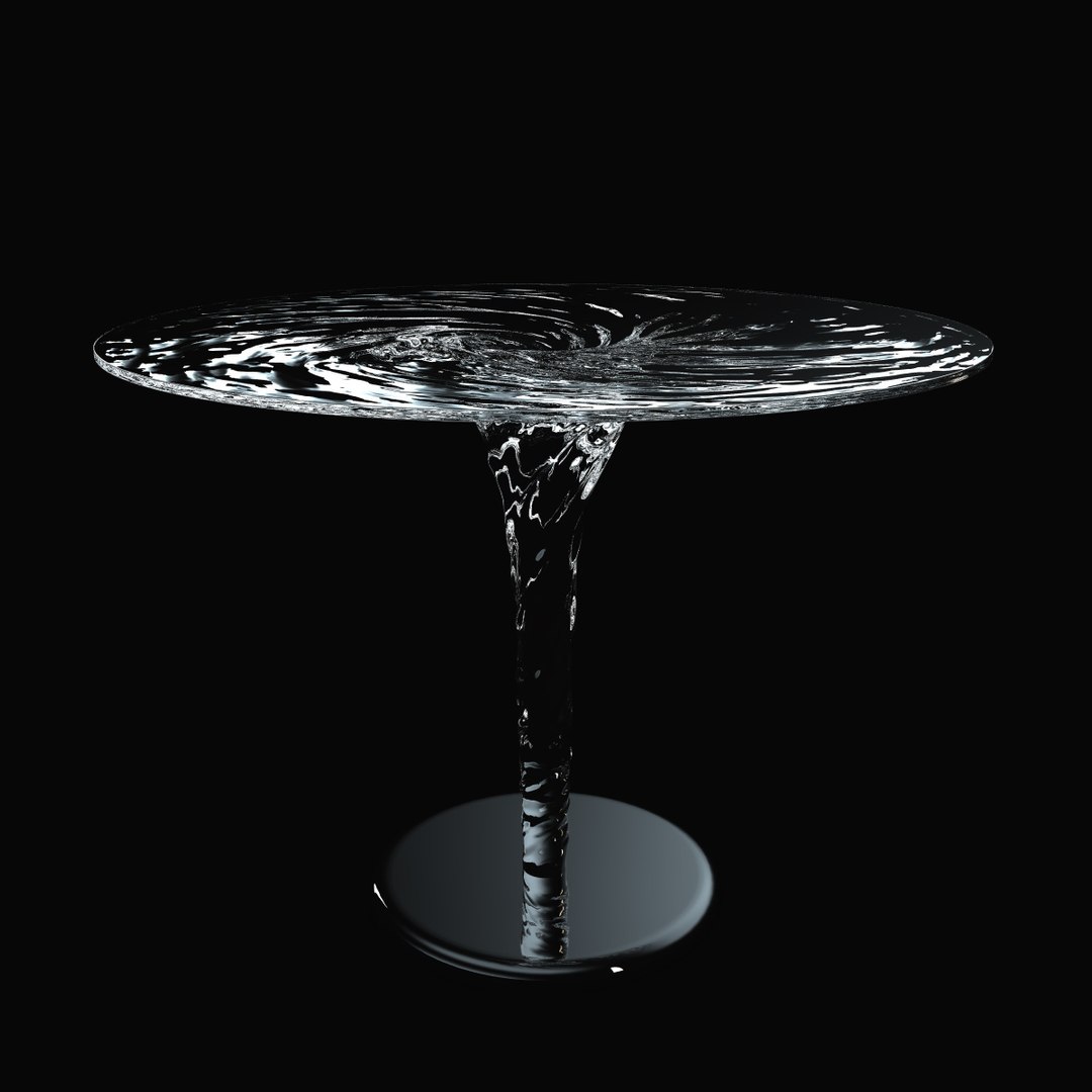 Exclusive Coffee Table Water 3D Model - TurboSquid 1167732