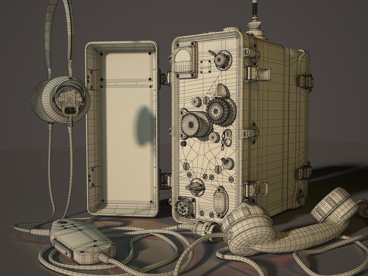 Vhf Radio Station R-105m 3D - TurboSquid 1532816