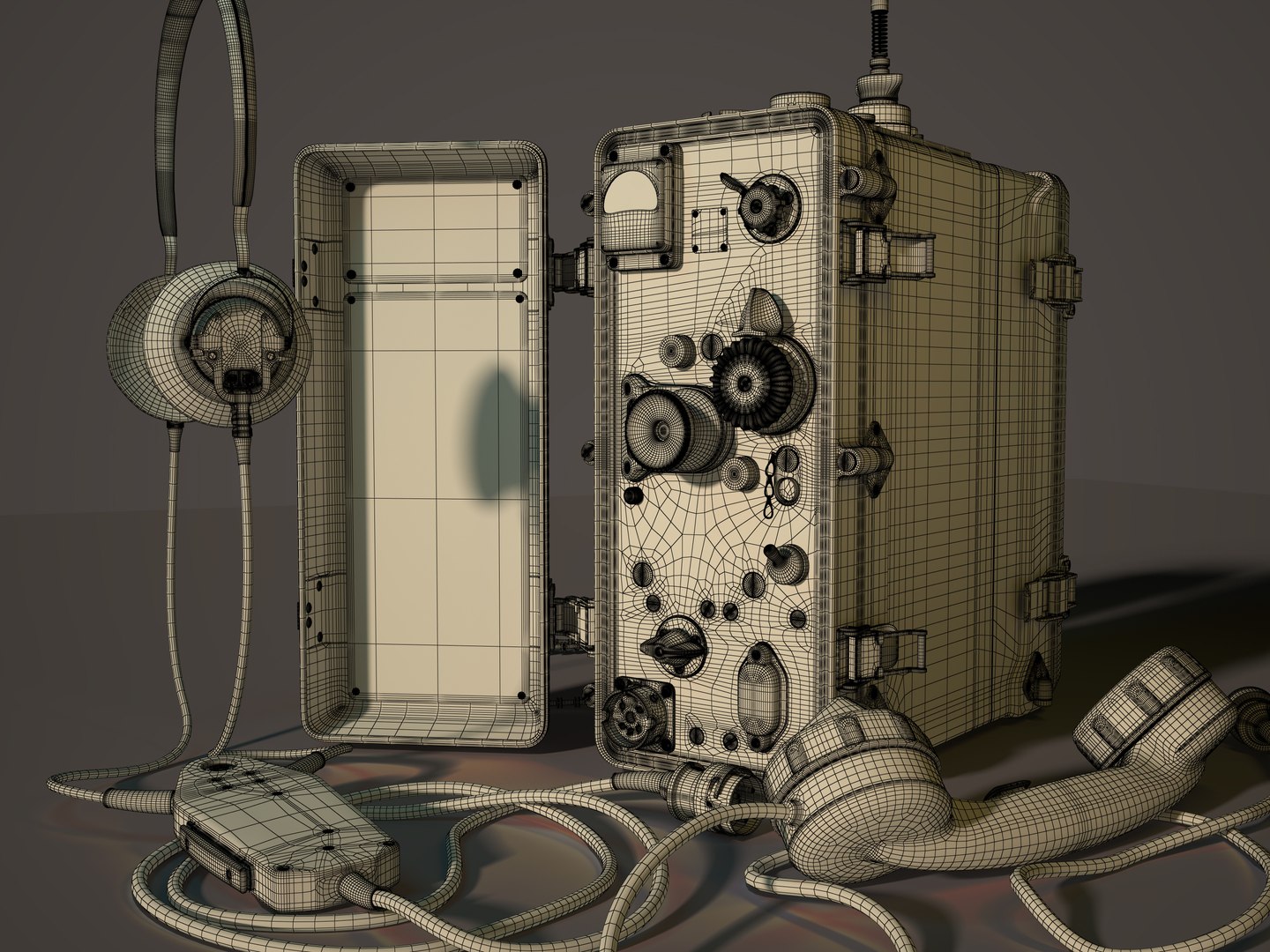 Vhf Radio Station R-105m 3D - TurboSquid 1532816