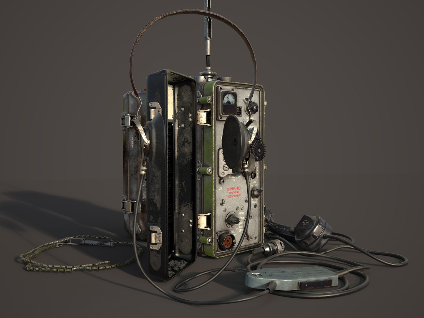 Vhf Radio Station R-105m 3D - TurboSquid 1532816