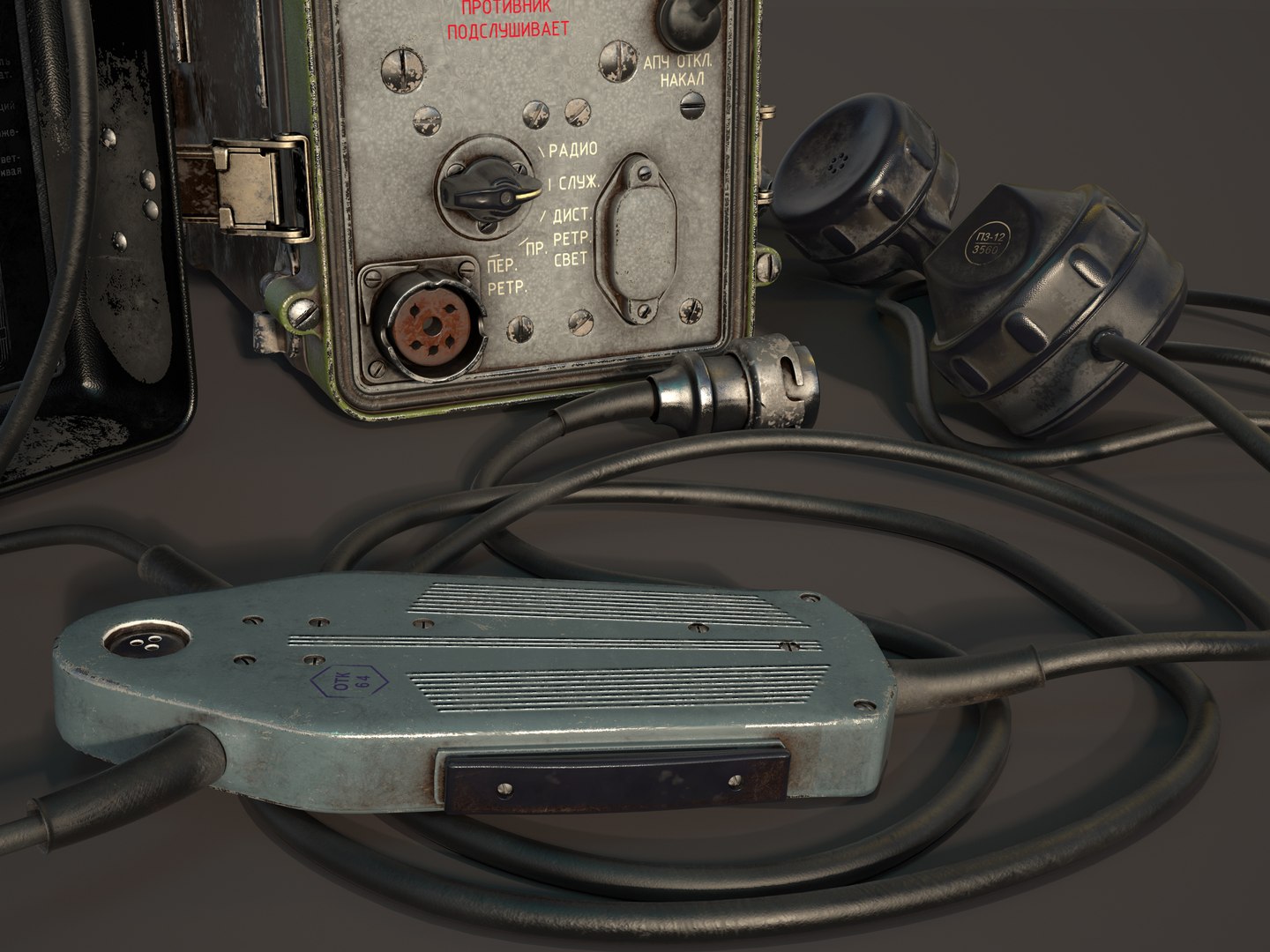 Vhf Radio Station R-105m 3D - TurboSquid 1532816